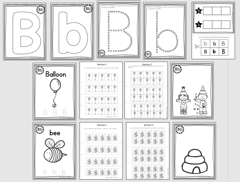 Big Preschool Activity Book Free Sample Pages - Mrs. Thompson's Treasures